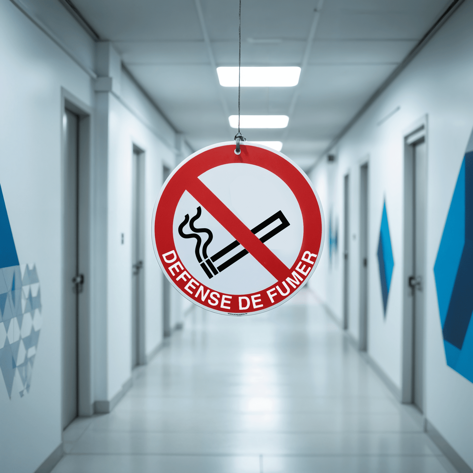 Plaque Défense de Fumer ISO 7010
