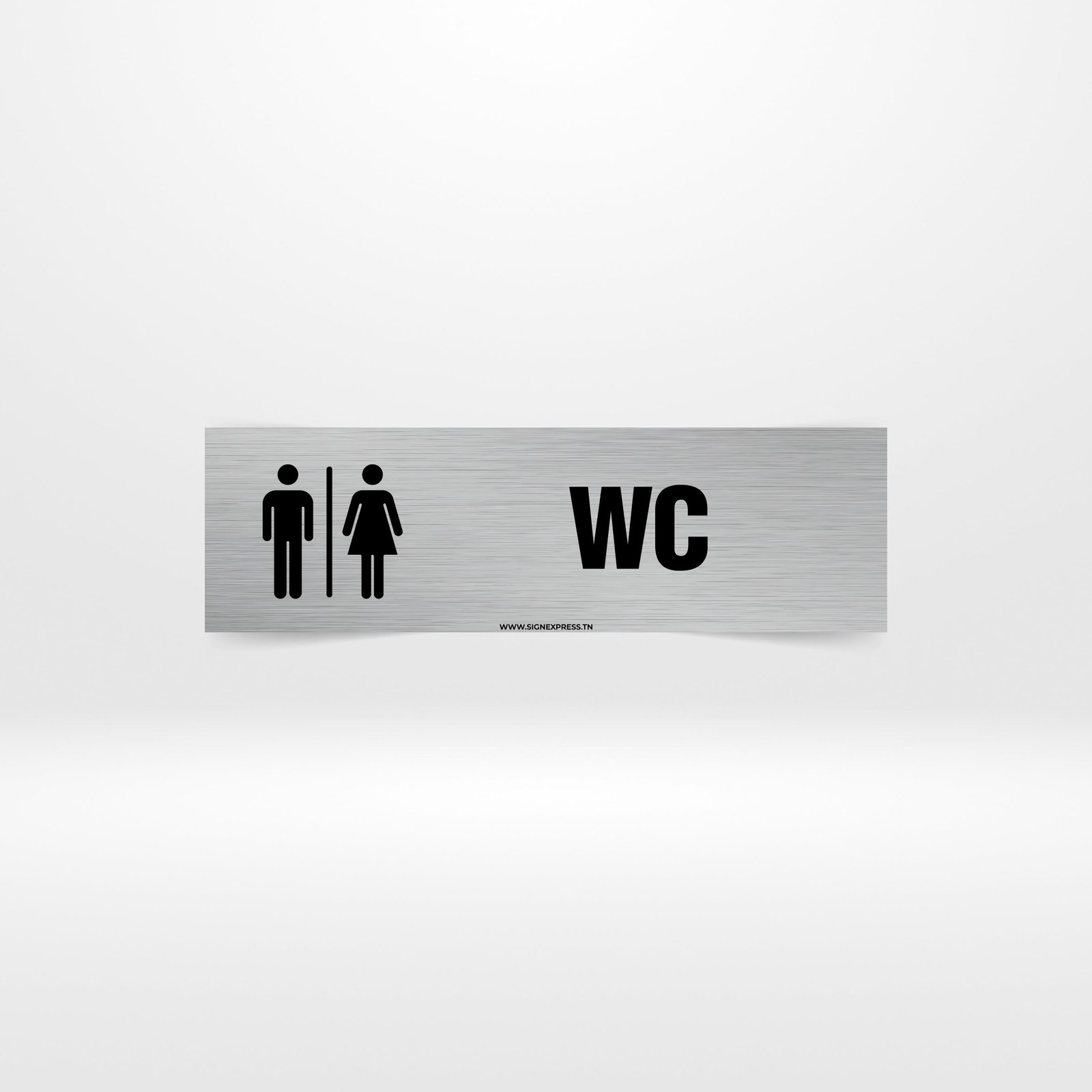 Panneau WC (Mixte) | Signalétique Tunisie