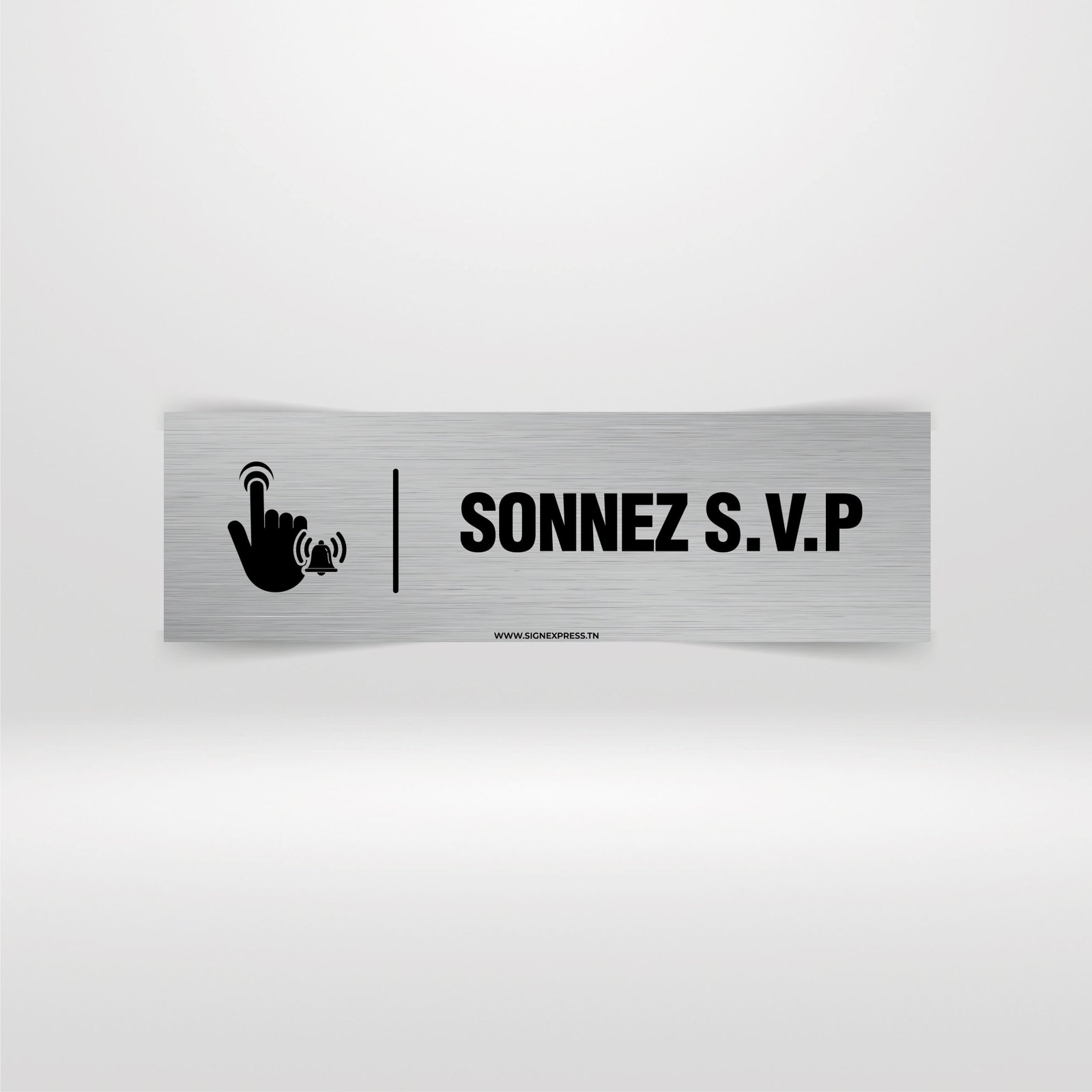 Panneau Sonnez SVP | Signalétique intérieure
